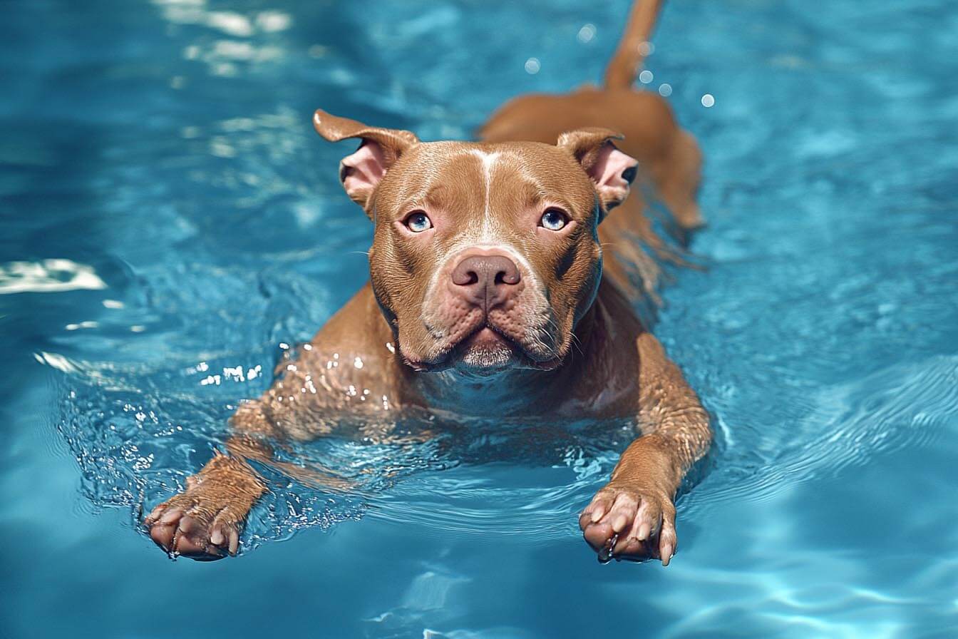 Swimming safety tips for Pitbulls